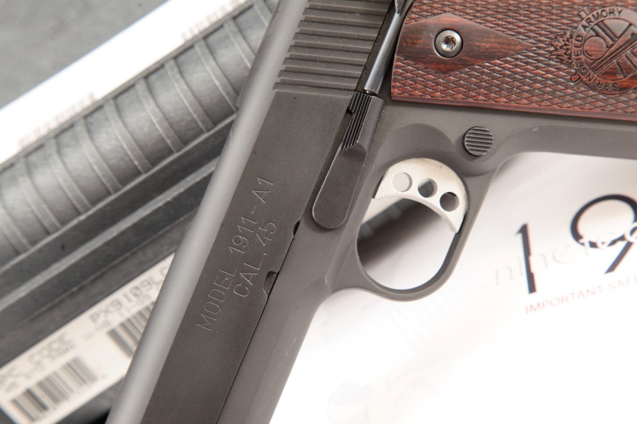Springfield Armory Model 1911-A1 Loaded Px9109lca, Parkerized 5" Sa ...