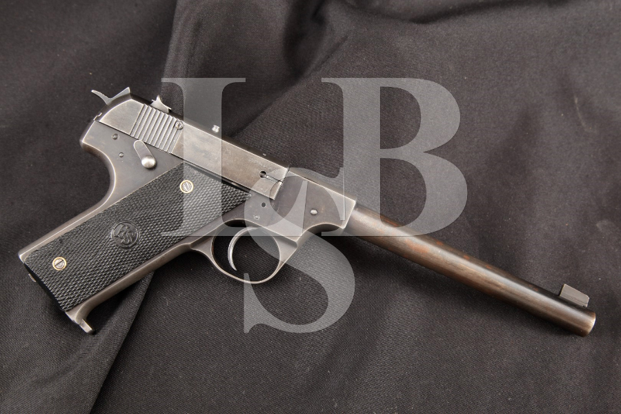 High Standard Model Hb H-B Type 2 Target Pistol, Blue 6.75 Sa Semi ...