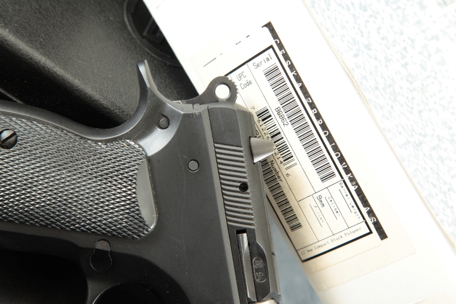 Cz Ceska Zbrojovka Model 75 -75 Compact, Matte Black Polycoat 3.8" Sa ...