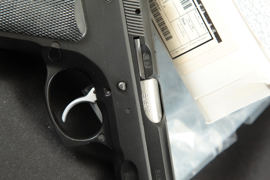 Cz Ceska Zbrojovka Model 75 -75 Compact, Matte Black Polycoat 3.8" Sa ...