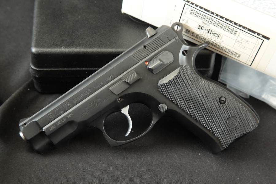 Cz Ceska Zbrojovka Model 75 -75 Compact, Matte Black Polycoat 3.8" Sa ...
