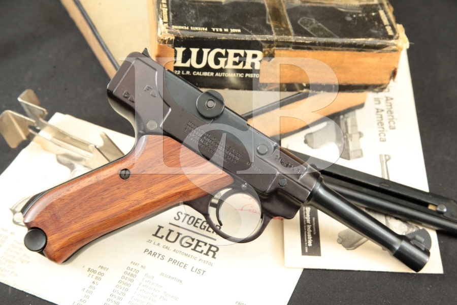 Stoeger Model Luger, Blue & Black 4 1/2