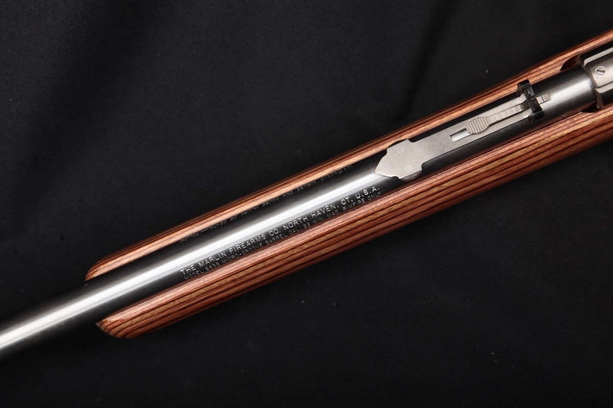 Marlin Firearms Co. Model 983s, Stainless 22" Bolt-Action Tube-Magazine ...