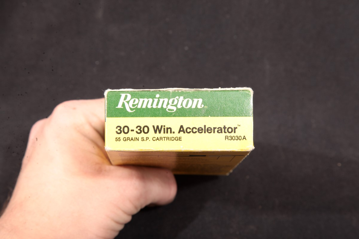 Full Correct Box 20 Rds. Remington .30-30 Accelerator 55 Gr. S.P ...