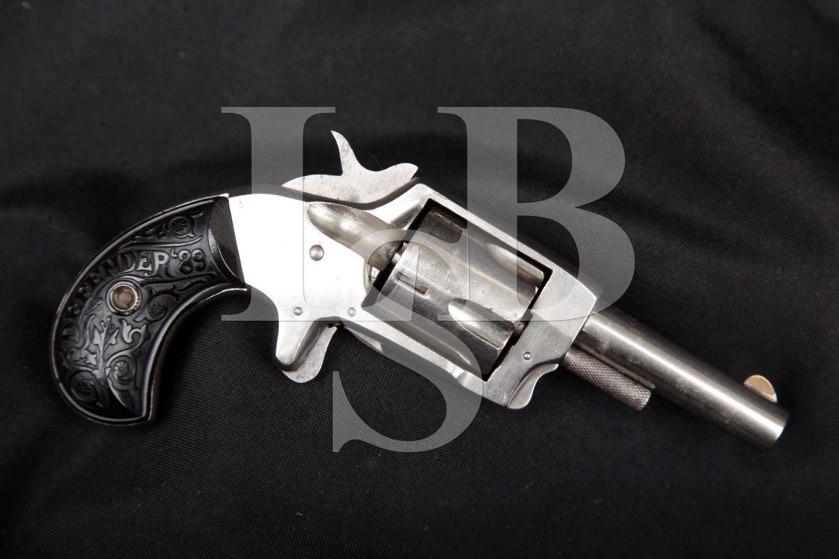 Iver Johnson Defender 89 Pocket Pistol, Nickel, 2 7/16” Single Action ...
