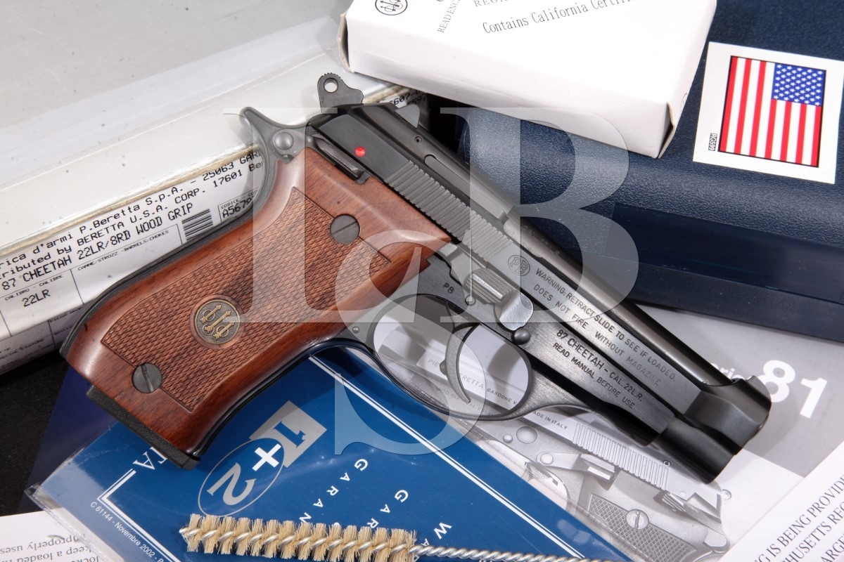 Beretta Model 87 Cheetah 87bb J87b210, Blue 3.8" Da/Sa Semi-Automatic ...