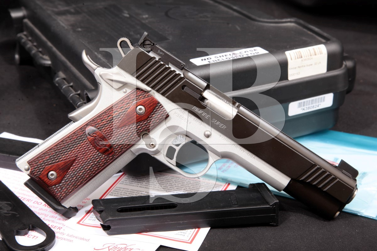 Kimber Model Rimfire Super, Black & Alloy 5" Single Action Sa Semi ...
