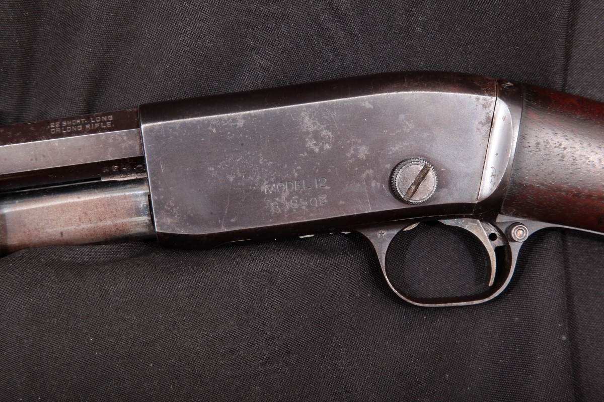 Remington Umc Model 12c 12-C, Blue 24" Octagonal Pump Action Rifle, Mfd ...