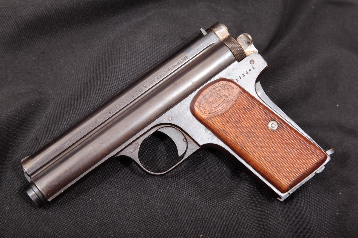 Fegyvergyar Wwi F.E.G. Model Frommer Stop, Austro-Hungarian Military ...