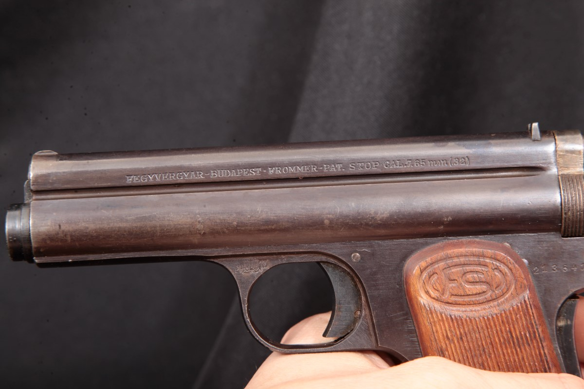 Fegyvergyar Wwi F.E.G. Model Frommer Stop, Austro-Hungarian Military ...