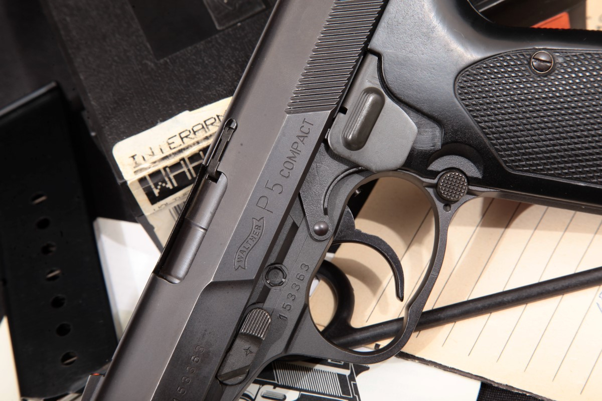 Walther Model P5 Compact, Blue/Matte Black 3 1/8 Sa/Da Semi-Automatic ...