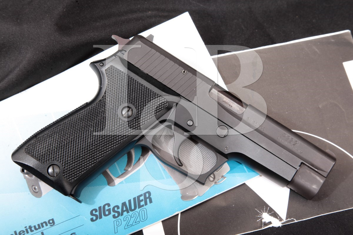 Sig Sauer Assembled By Rps West German Model P220, Blue & Black 4 1/4 ...