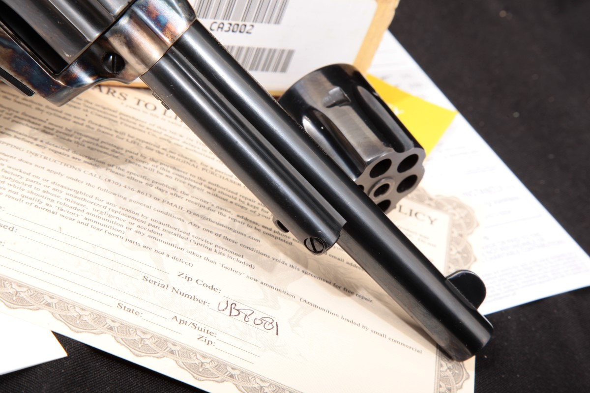 Uberti Model Lightning, Blue & Case-Color 5 1/2" Single Action Revolver ...