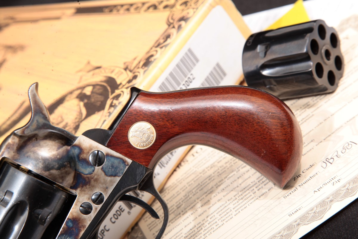 Uberti Model Lightning, Blue & Case-Color 5 1/2" Single Action Revolver ...