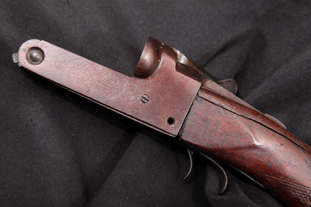 J. Stevens Arms Co. Model 335, Blue Side By Side Sxs Shotgun Stocked ...