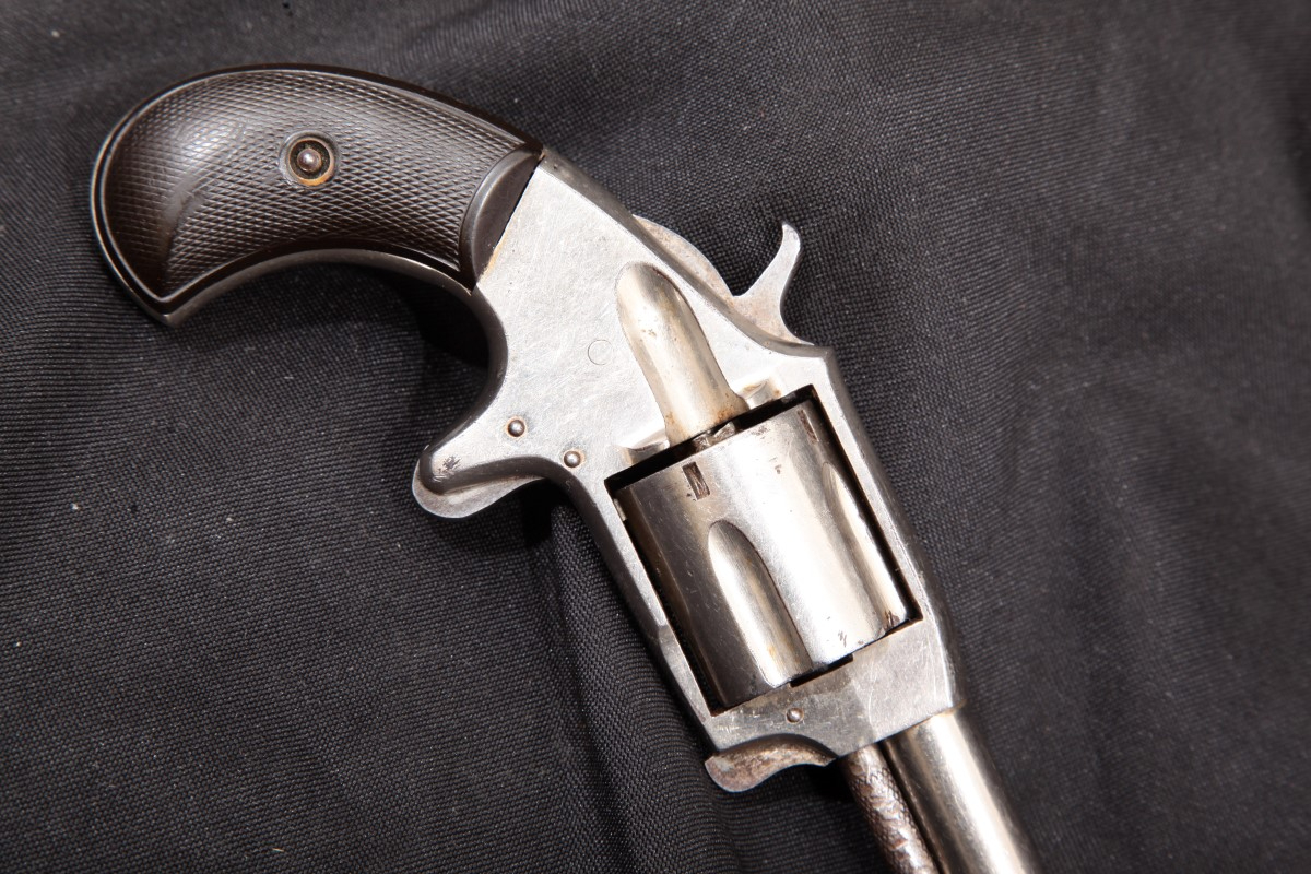 Iver Johnson Defender 89 Pocket Pistol, Nickel, 2 7/16 Single Action ...