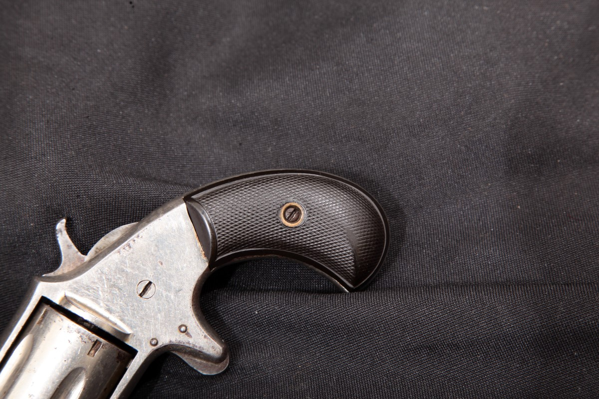 Iver Johnson Defender 89 Pocket Pistol, Nickel, 2 7/16 Single Action ...