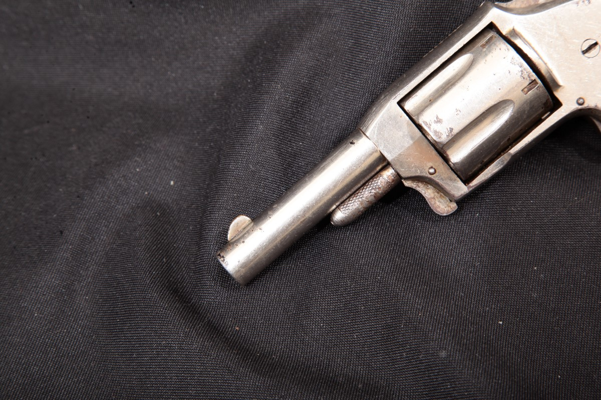 Iver Johnson Defender 89 Pocket Pistol, Nickel, 2 7/16 Single Action ...