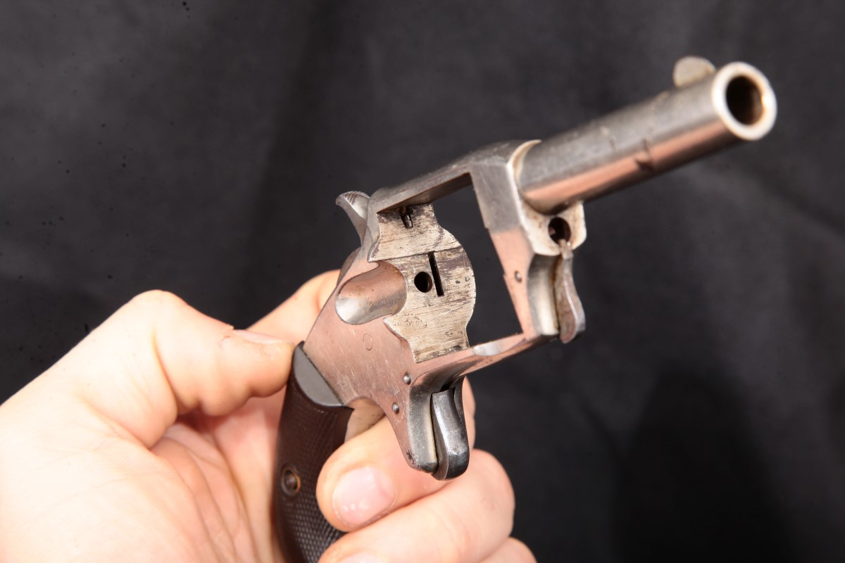 Iver Johnson Defender 89 Pocket Pistol, Nickel, 2 7/16 Single Action ...