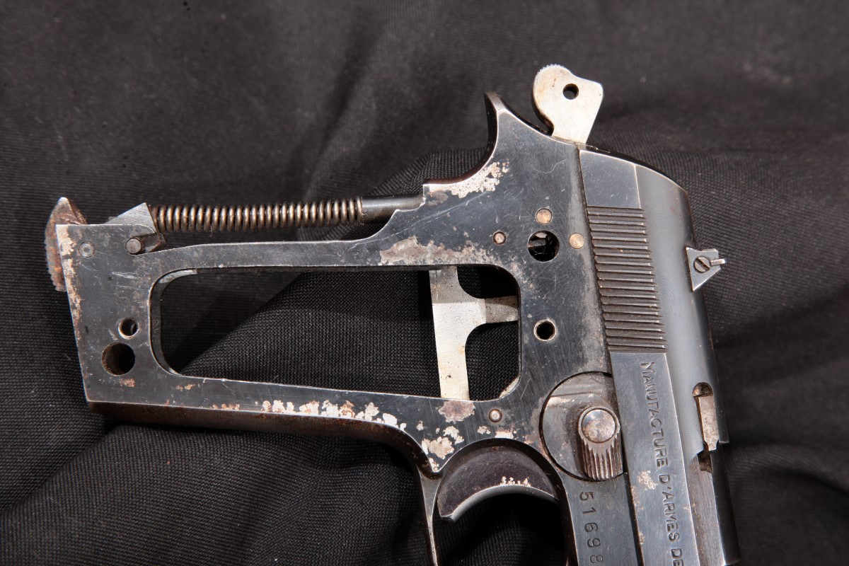 Unique J.C. Higgins Model 85 D2 Corsair, Blue 4 1/2" Single-Action Semi ...