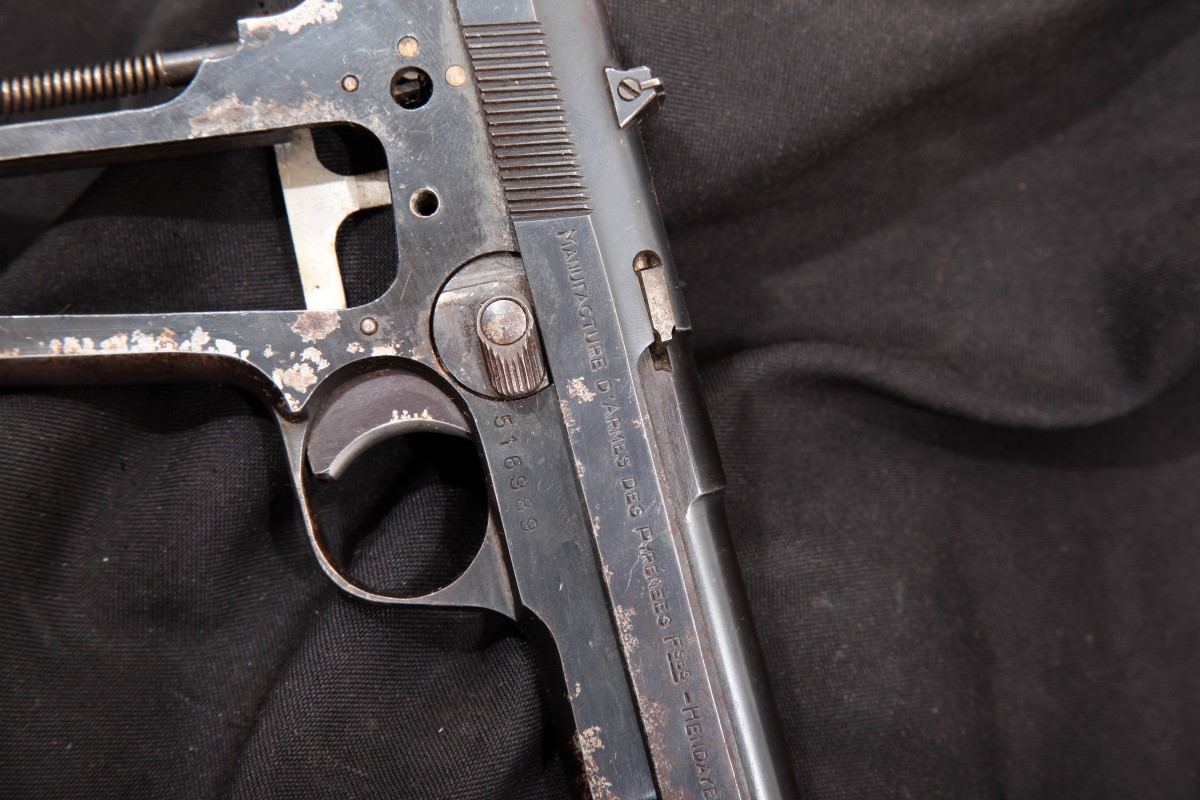 Unique J.C. Higgins Model 85 D2 Corsair, Blue 4 1/2" Single-Action Semi ...