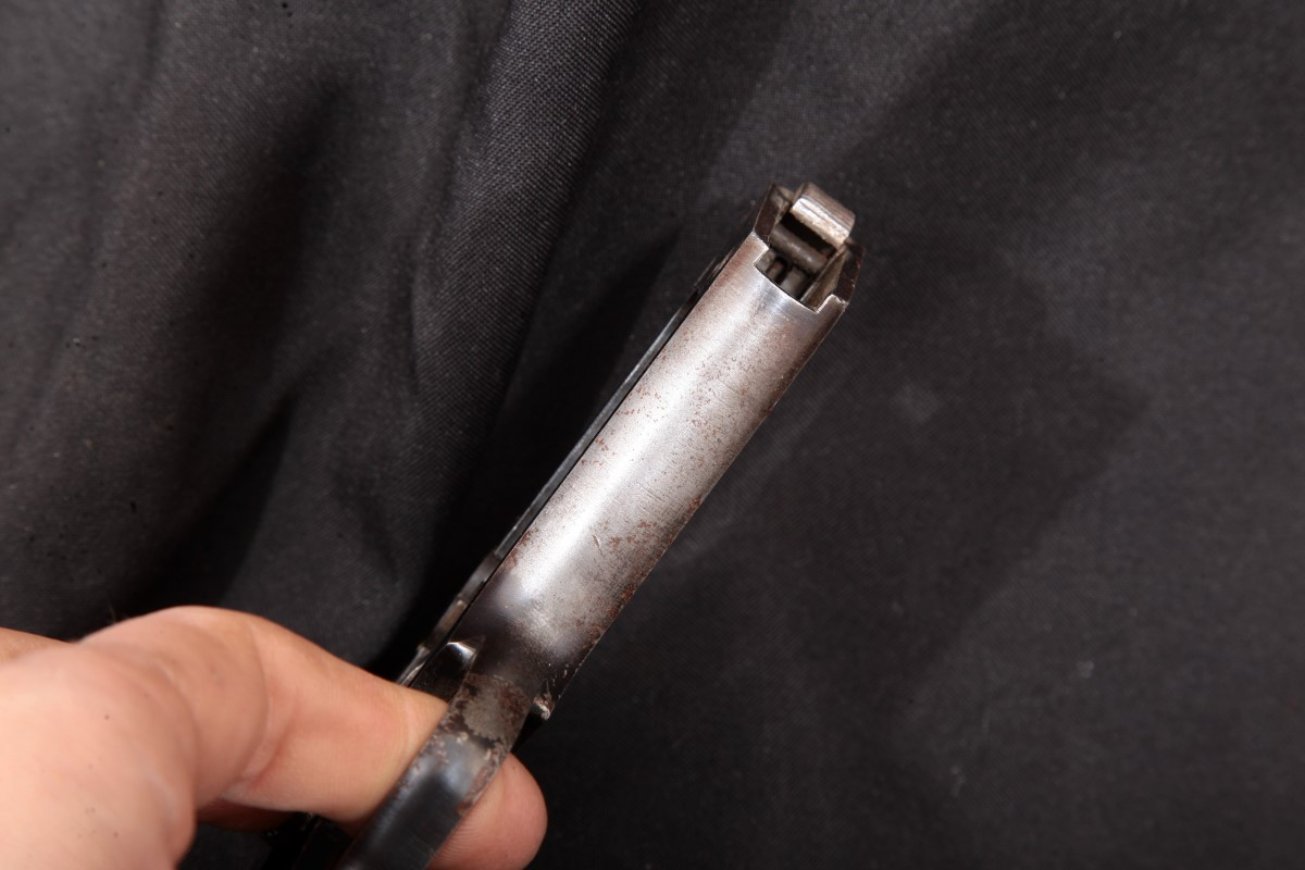 Unique J.C. Higgins Model 85 D2 Corsair, Blue 4 1/2" Single-Action Semi ...