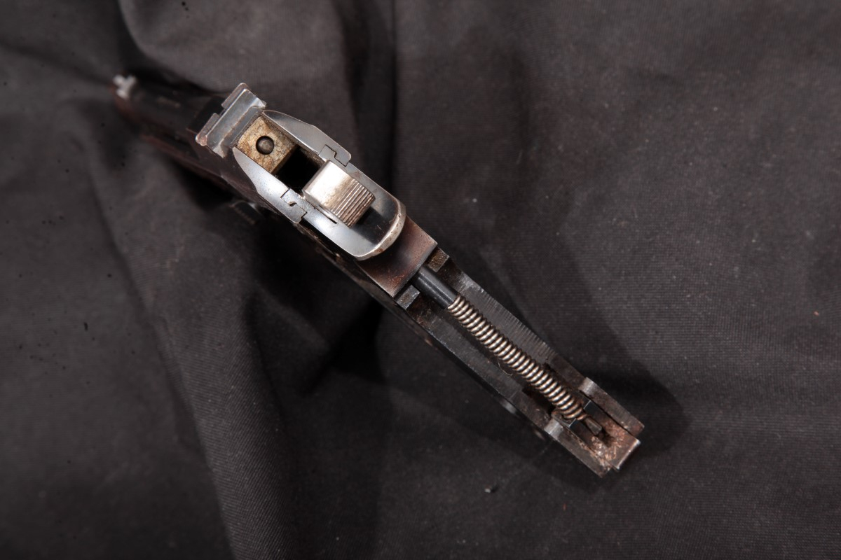 Unique J.C. Higgins Model 85 D2 Corsair, Blue 4 1/2" Single-Action Semi ...