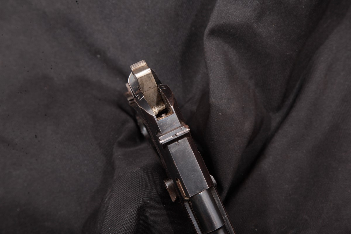 Unique J.C. Higgins Model 85 D2 Corsair, Blue 4 1/2" Single-Action Semi ...