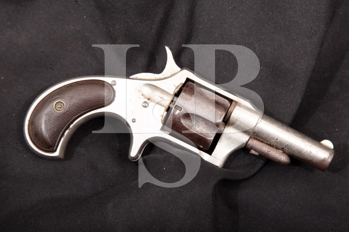 Remington New Model No. 4, Nickel 2 1/2" 5-Shot Single-Action Revolver ...