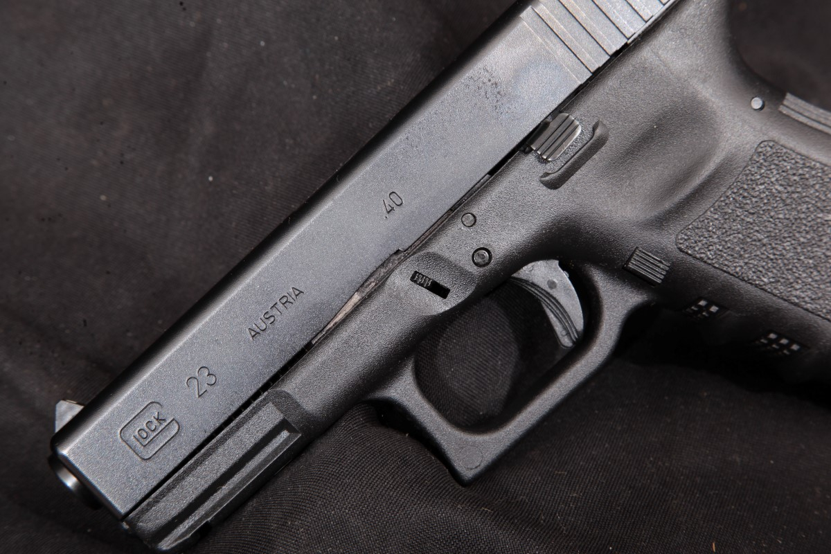Glock Model 23 M23 Genereation 3 Gen3 G3, Tennifer & Black 4" Striker ...