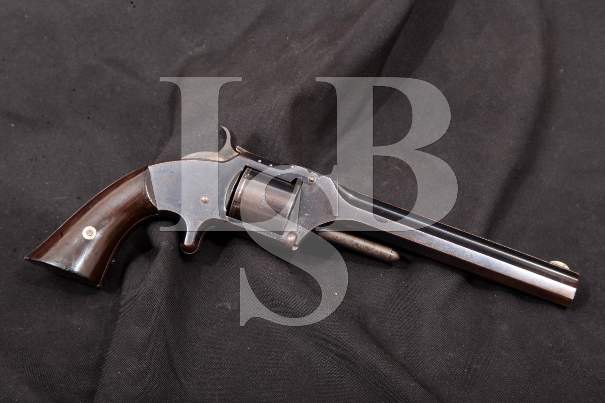 Smith & Wesson S&W Model Number No. 2 Old Army, Blue 6" 6-Shot Tip-Up ...