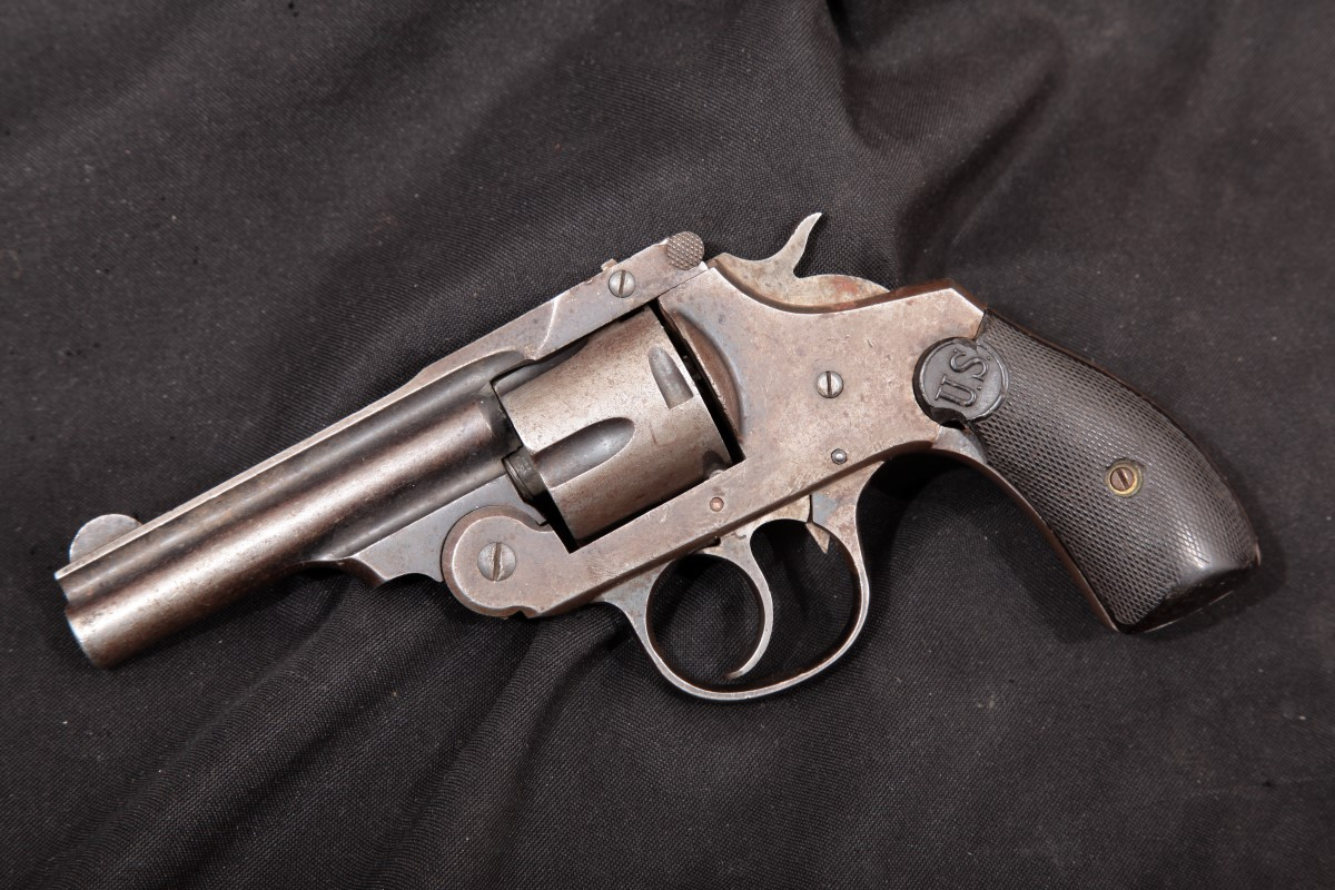Iver Johnson Model U. S. Revolver Co. Large Frame Automatic Top Break ...