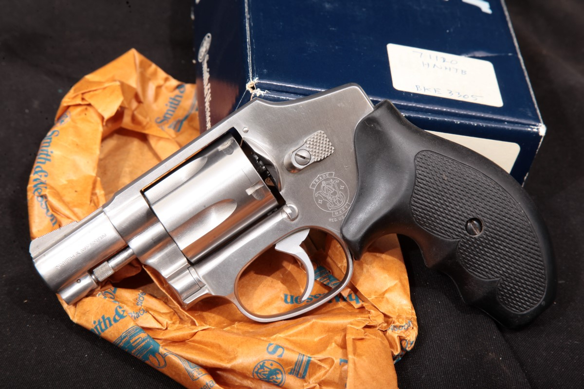 Smith & Wesson S&W Model 940 9mm Centennial Stainless, 2" Dao Double Action Revolver & Box, Mfd ...