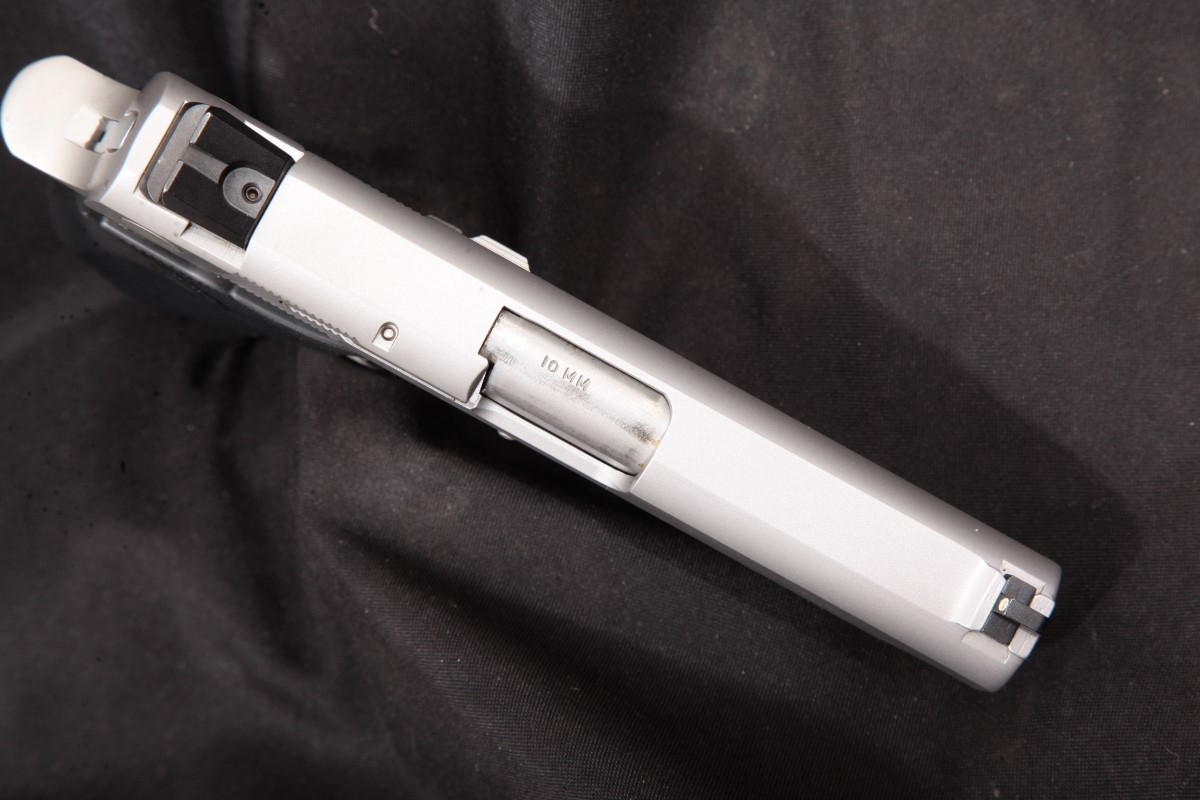 Smith & Wesson S&W Model 1076-Ns, Stainless 4 1/4" Sa/Da Semi-Automatic ...