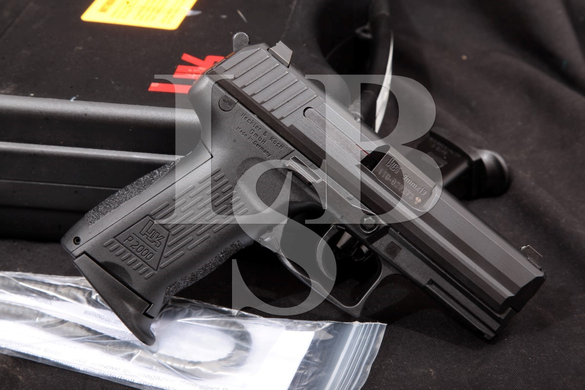 Heckler & Koch Hk H&K Model P2000-V3, Black 3 1/2" Sa/Da Semi-Automatic ...