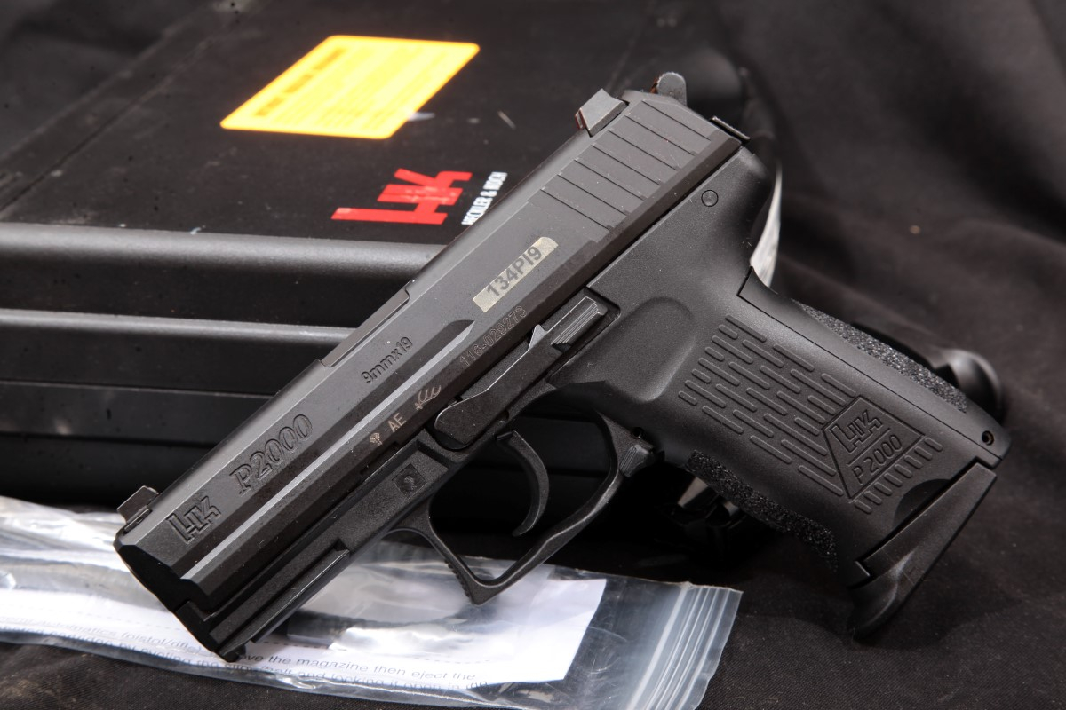 Heckler & Koch Hk H&K Model P2000-V3, Black 3 1/2" Sa/Da Semi-Automatic ...
