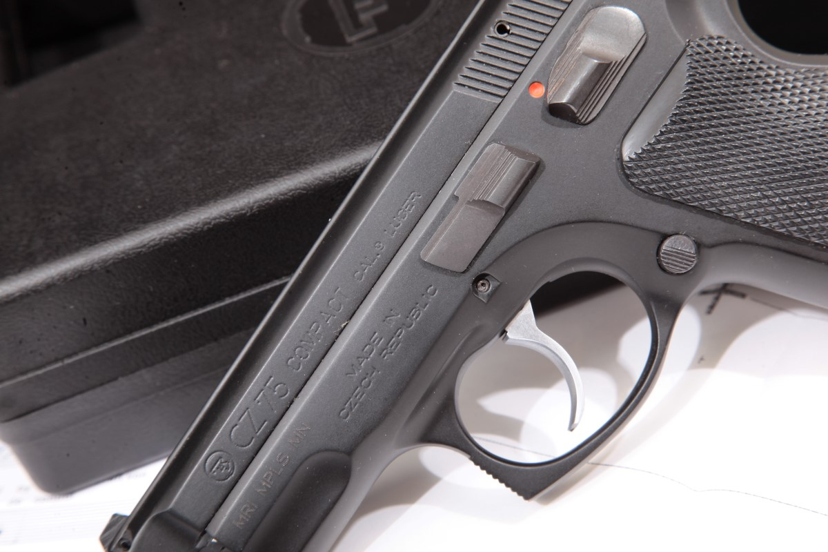 Cz Ceska Zbrojovka Model 75 Compact, Matte Black Polycoat 3 3/4" Sa/Da ...