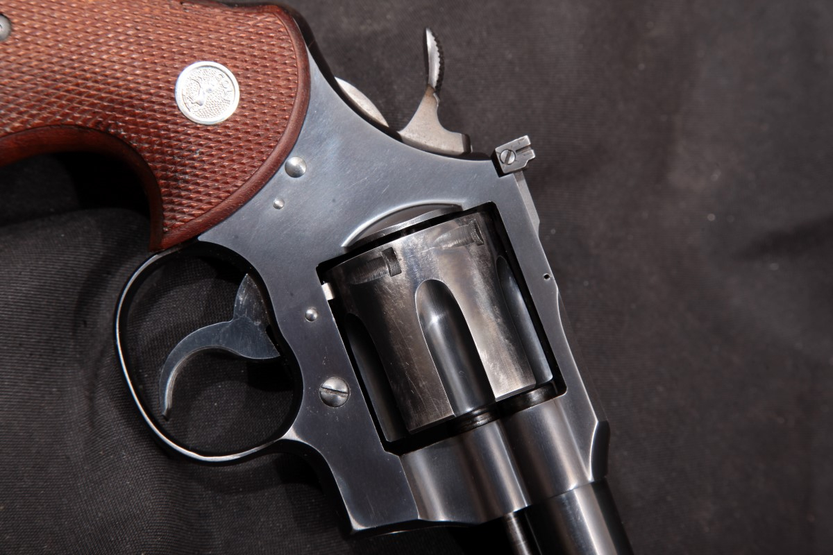 Colt Officers Model Match 5th Issue, Oversized Grips & Blue 6 Da Double ...