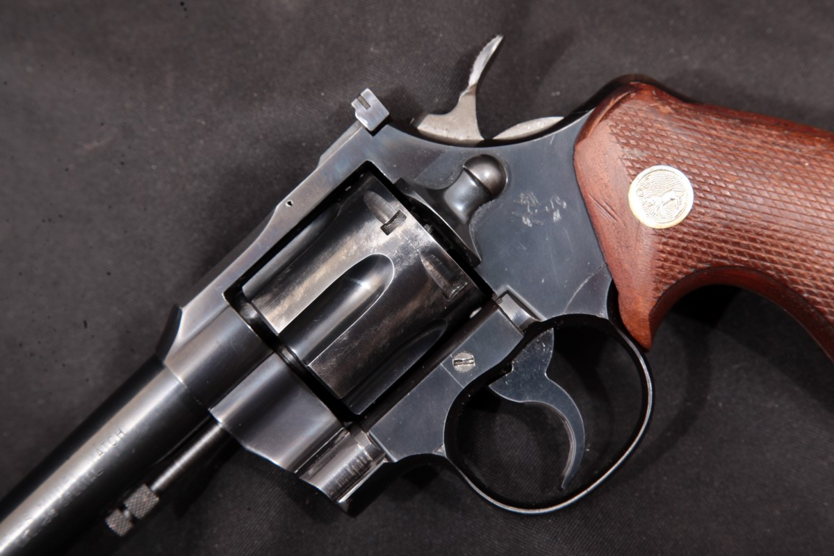 Colt Officers Model Match 5th Issue, Oversized Grips & Blue 6 Da Double ...