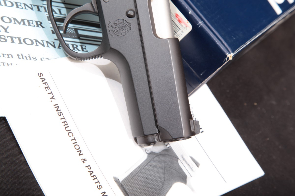 Smith & Wesson S&W Model 3914, Blue & Black 3 1/2" Single-Stack Compact ...