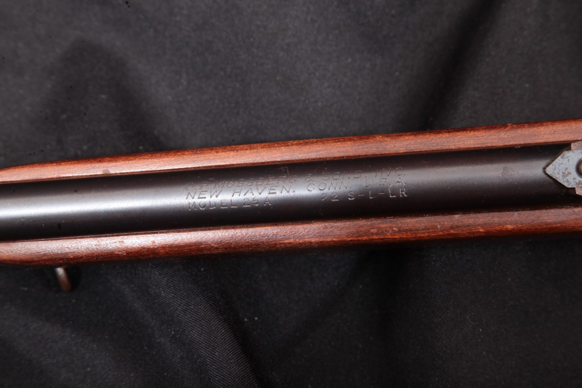 Mossberg Model 25 Single Shot Rifle, Blued, 23 Bolt Action Rifle, Mfd ...