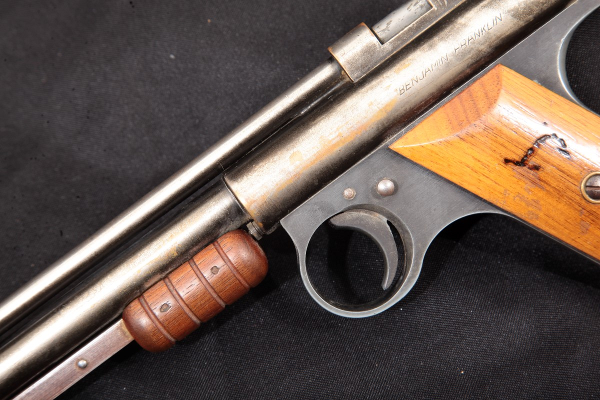 Benjamin Franklin Model 110, Hand-Pump, Single-Shot, Smoothbore Vintage ...