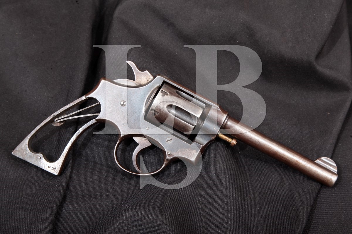 Spanish DA Double Action Revolver, Blue 5” Revolver, MFD 1890-1914 C&R ...