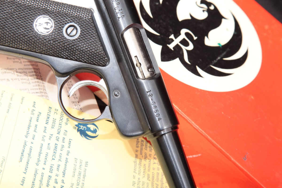 Sturm, Ruger & Co. Inc Model Mark I Mk 1 Standard, Blue 6" Sa Semi ...