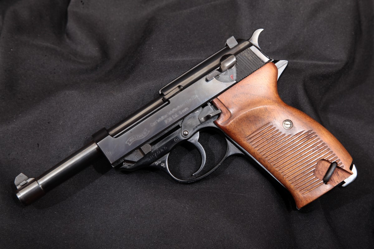 Walther Interarms Import Marked Post-War Model P38 P-38, Blue & Black 5 ...