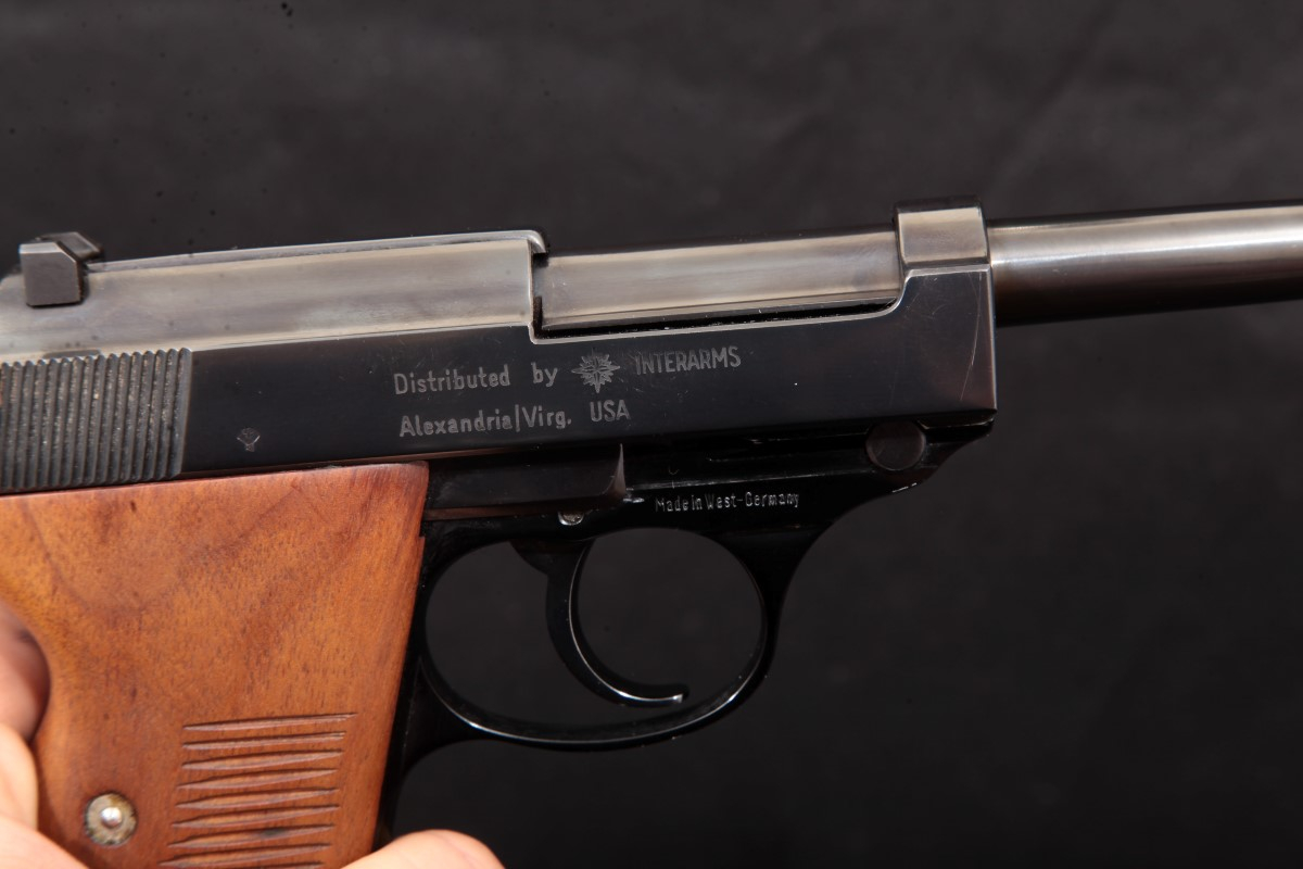 Walther Interarms Import Marked Post-War Model P38 P-38, Blue & Black 5 ...
