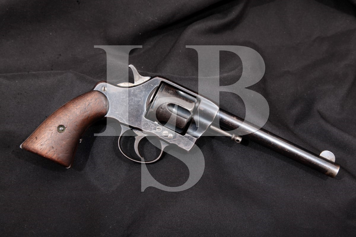Colt U.S. Army Model 1894 Da 38 New Army, Blue 6" Sa/Da Double Action ...