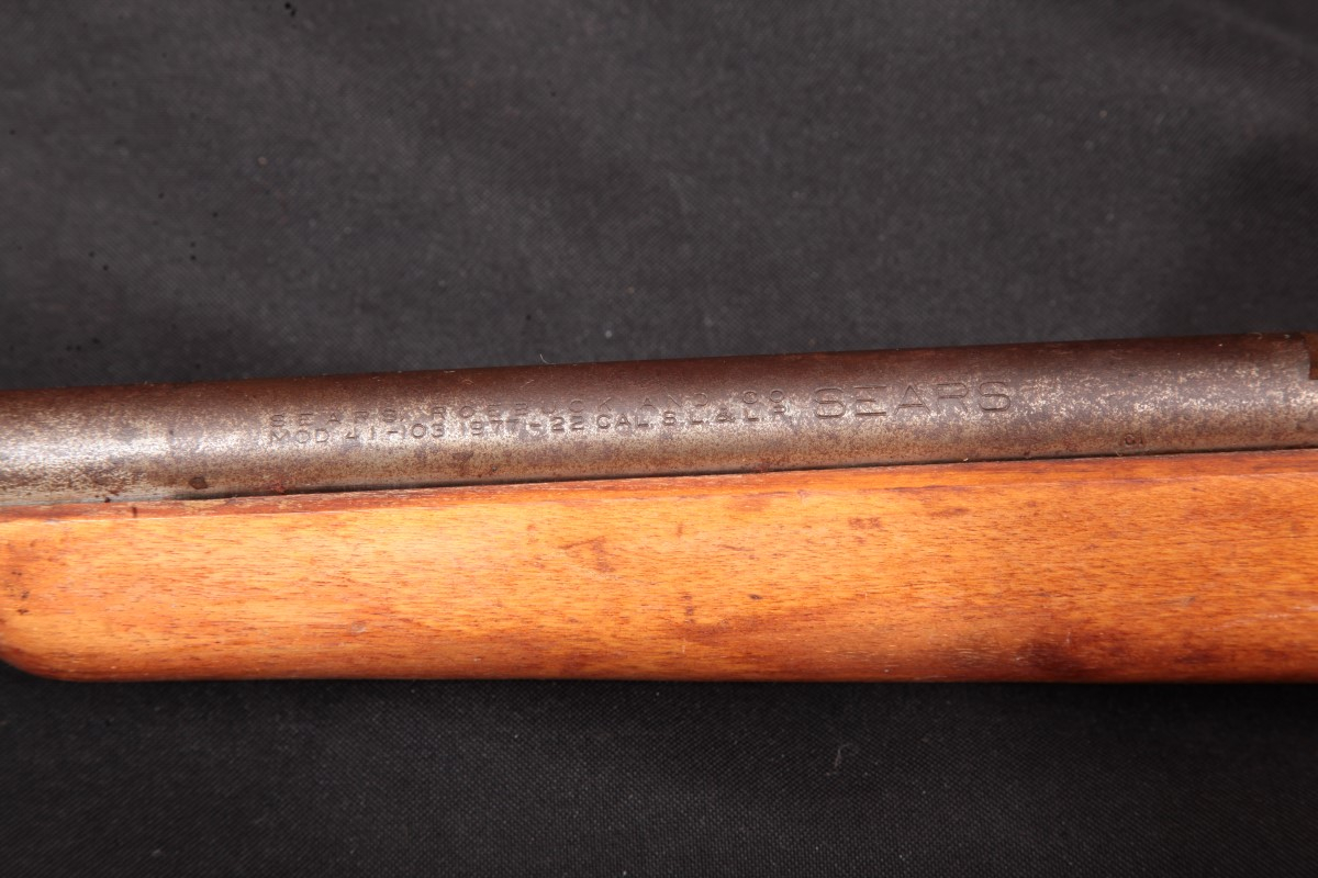 Sears, Roebuck & Co. Model 41 103.19771 Like Marlin 101, Blue 22 ...
