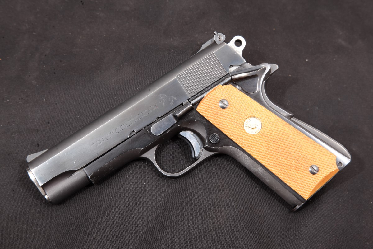 Colt Pre-Series '70 Commander Lightweight, Blue 4 1/4" Single Action ...