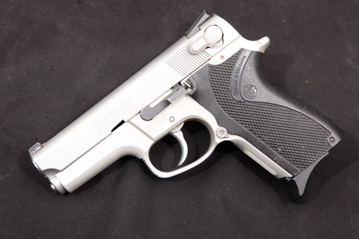 Smith & Wesson S&W Model 6906 M6906, Satin Alloy & Stainless Steel 3 1/ ...